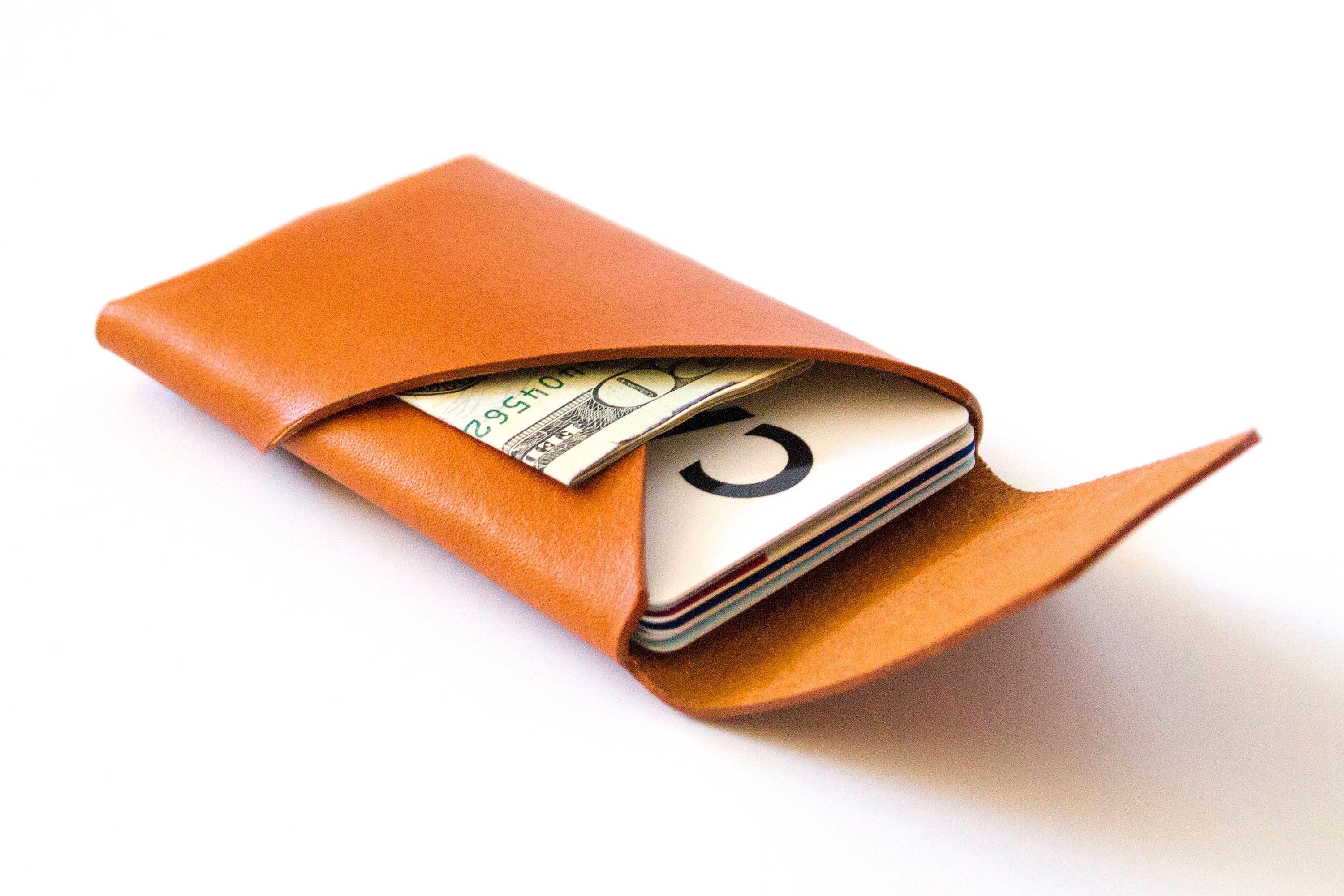 Oblique Wallet With Flap, Card Wallet, Card Case, Card Holder, Leather ...