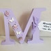 Freestanding Letter - Personalised - New Baby Gift - Nursery Decor ...