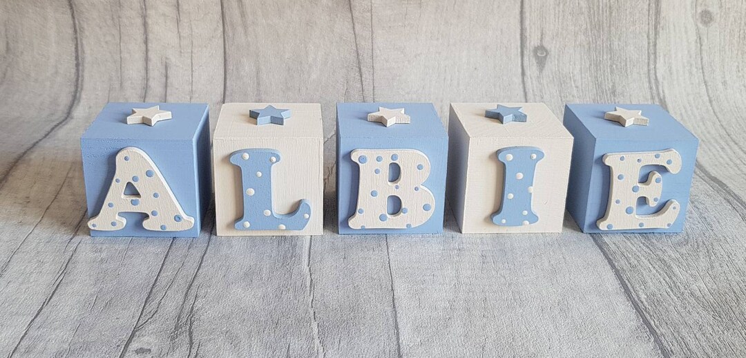 Name Blocks - Nursery Decor - Etsy UK