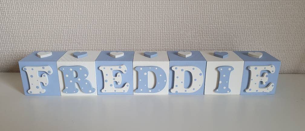 Name Blocks Nursery Decor - Etsy UK