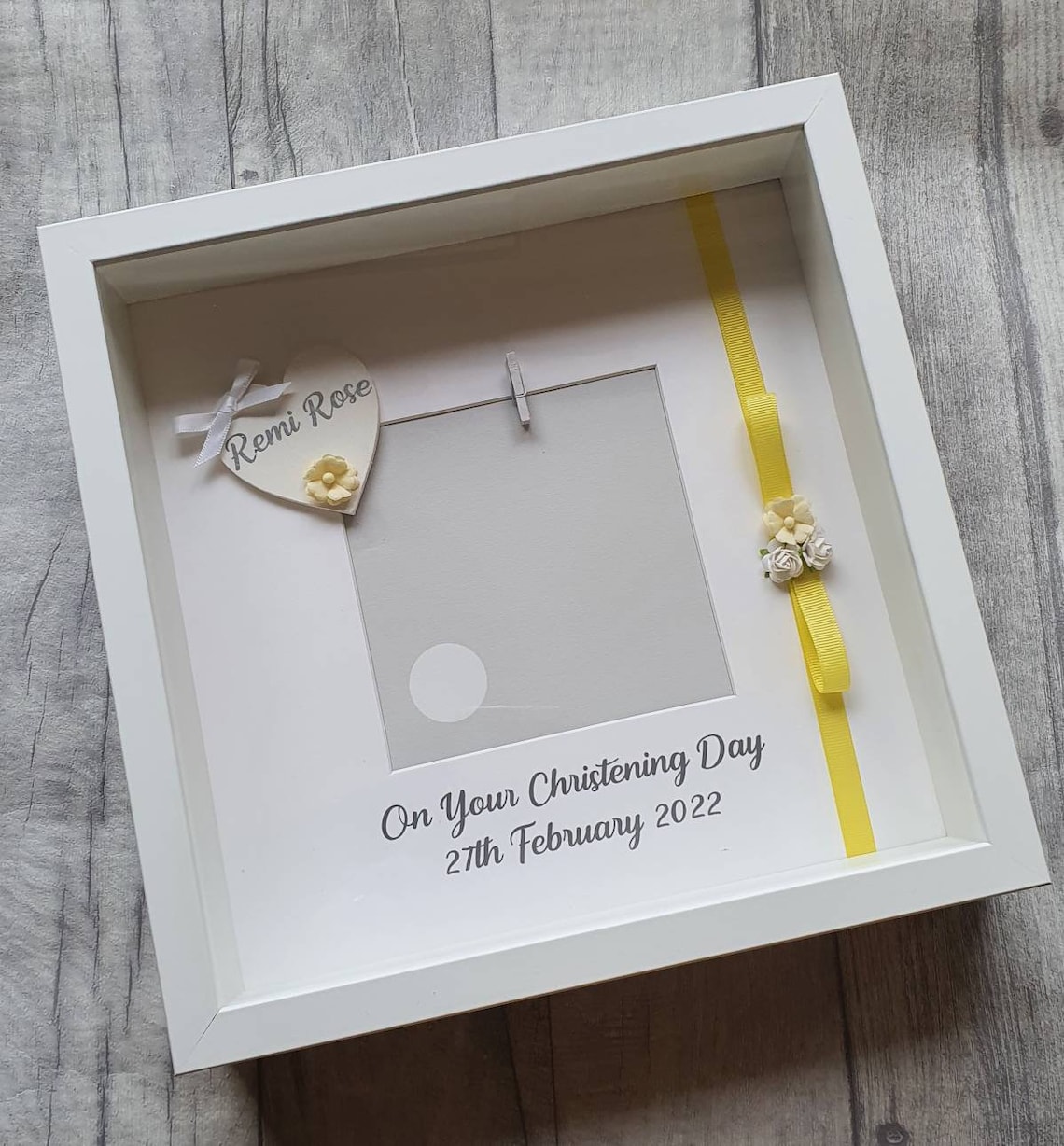 Personalised Christening Gift - Christening Frame - Etsy UK