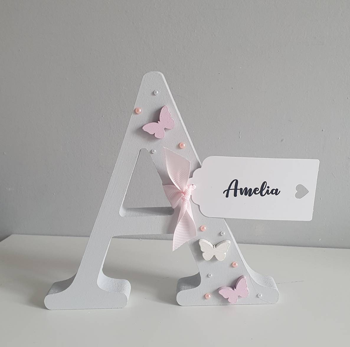 Freestanding Letter Personalised New Baby Gift Nursery | Etsy