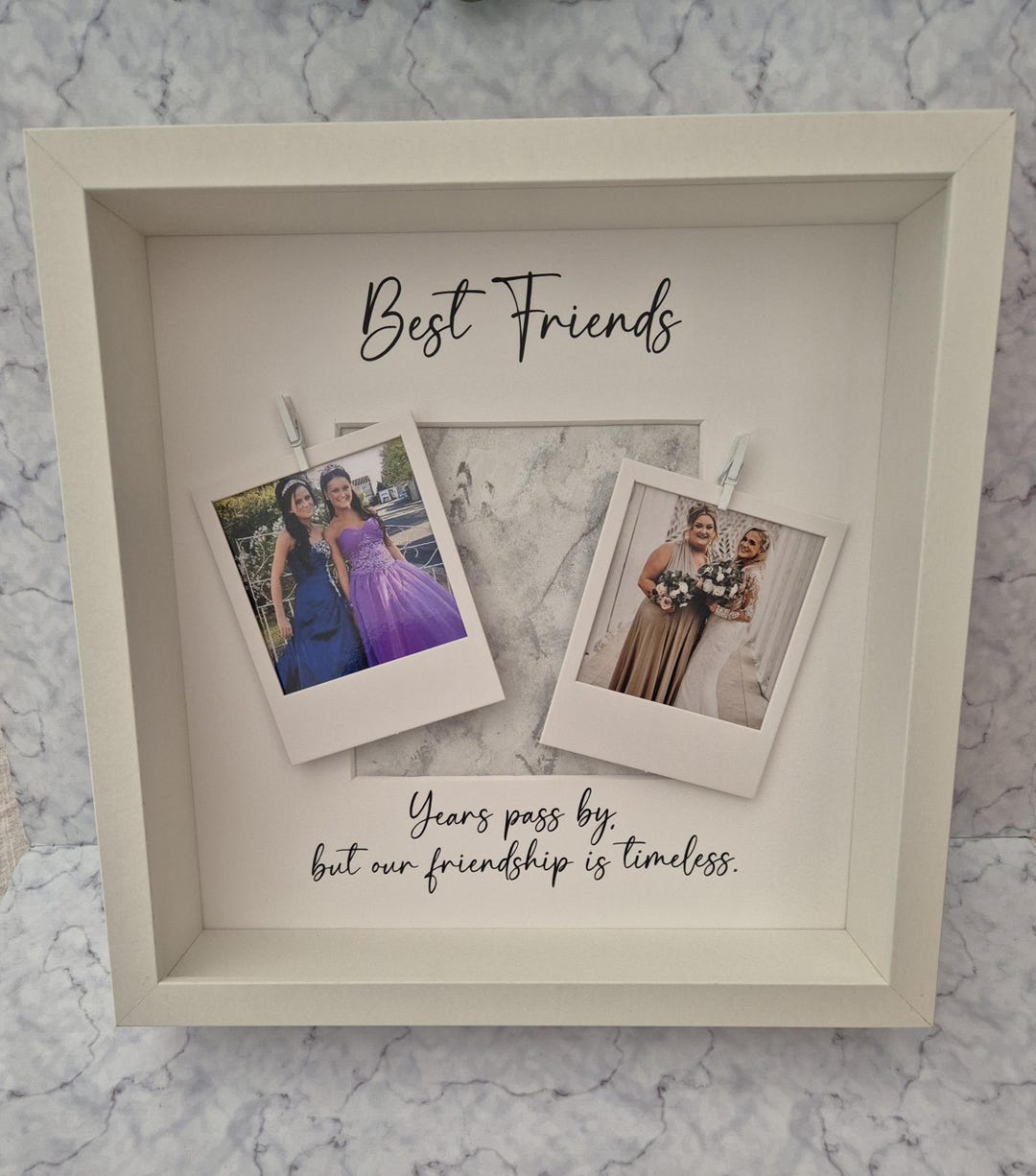 Best Friends Photo Frame - Polaroid Photo Frame - Personalised Best ...