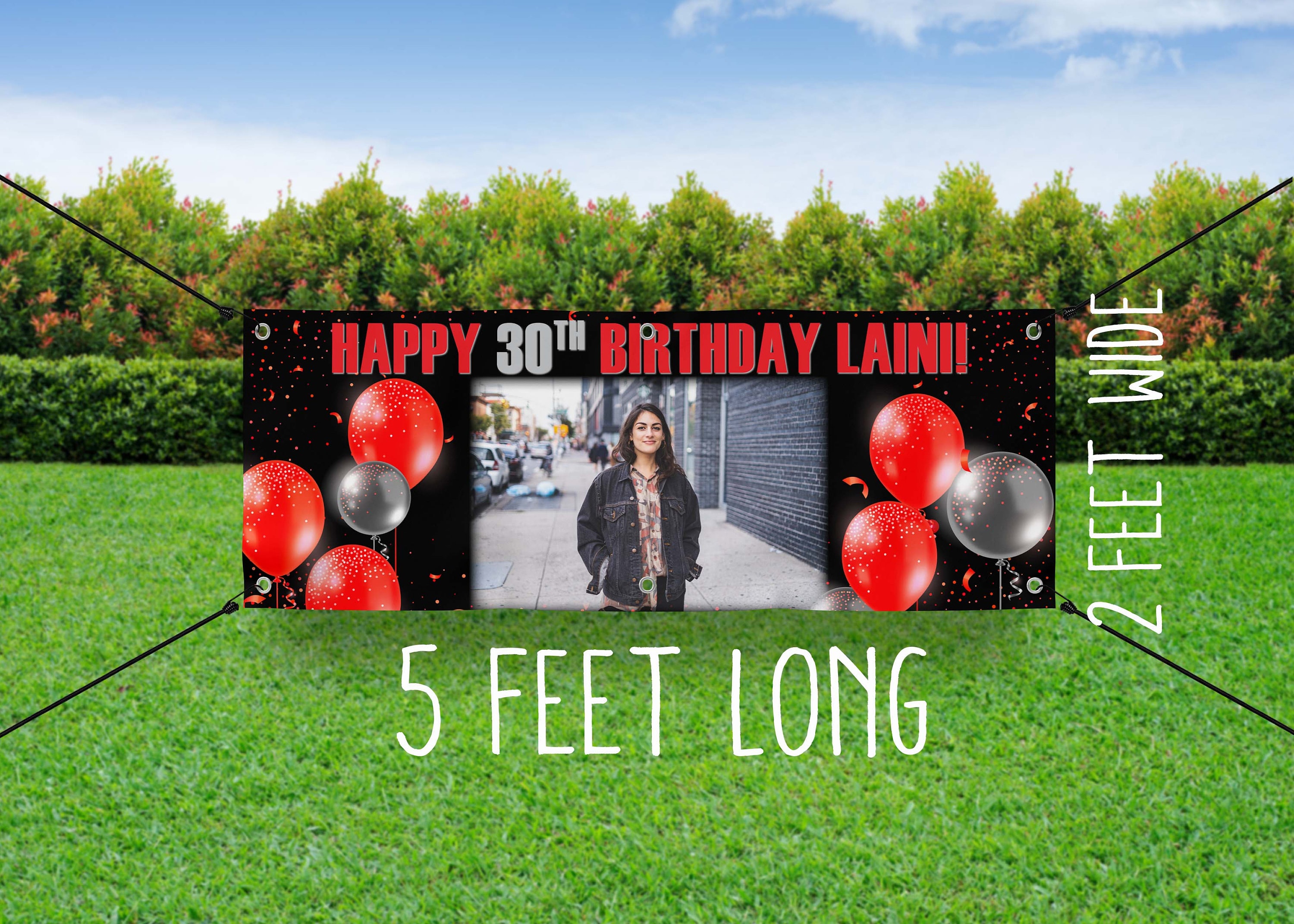 Extra LARGE Birthday Banner With Picture - Farm Animal Birthday Party ...