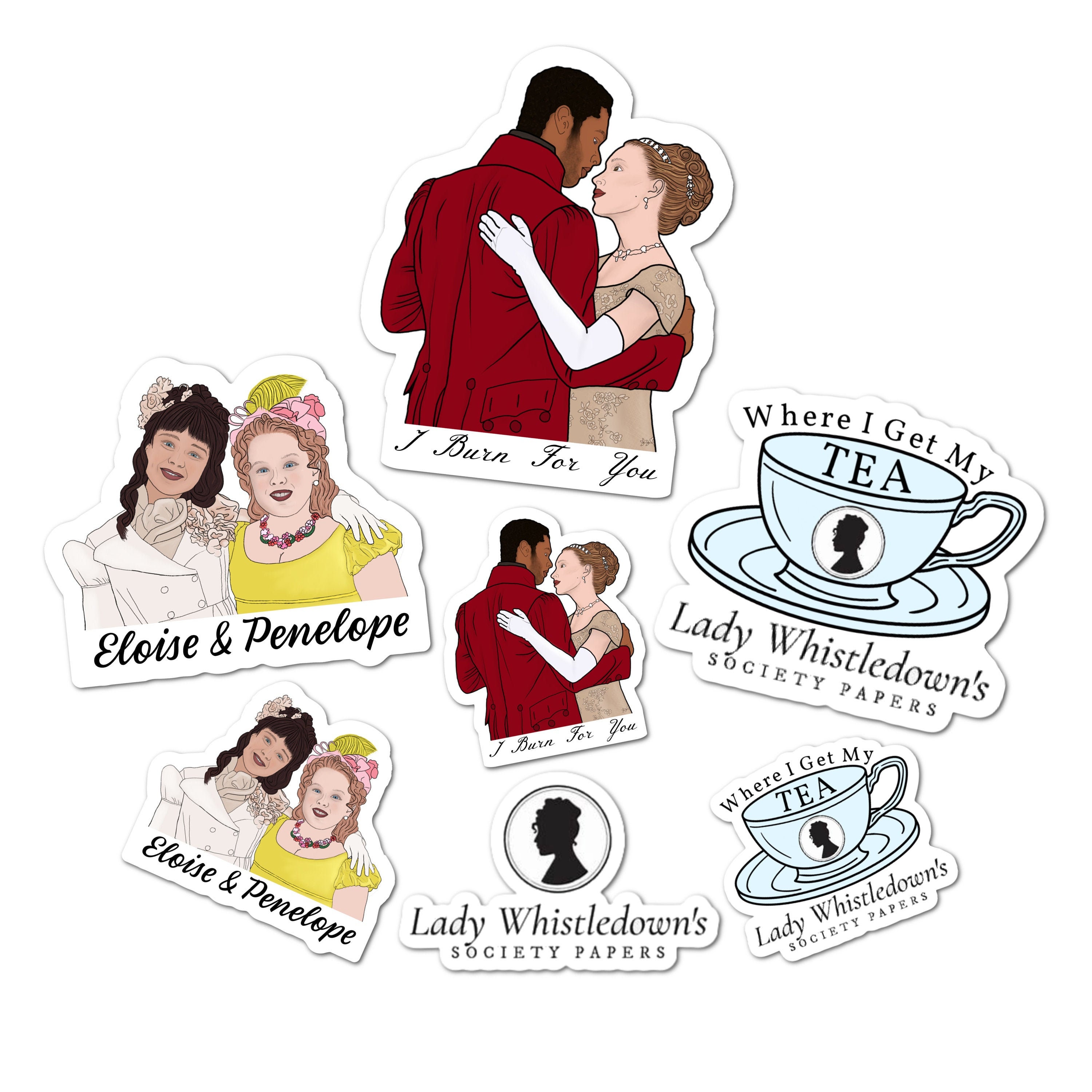 Bridgerton Stickers - Etsy