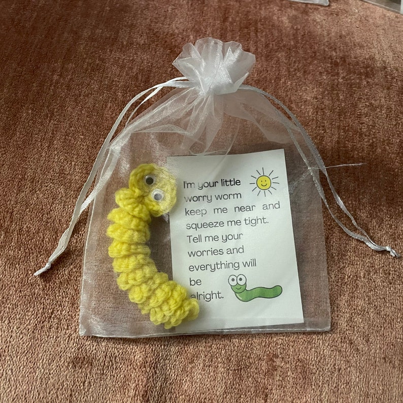 Worry Worms — Anxiety Reliever — Stress Toy - Etsy