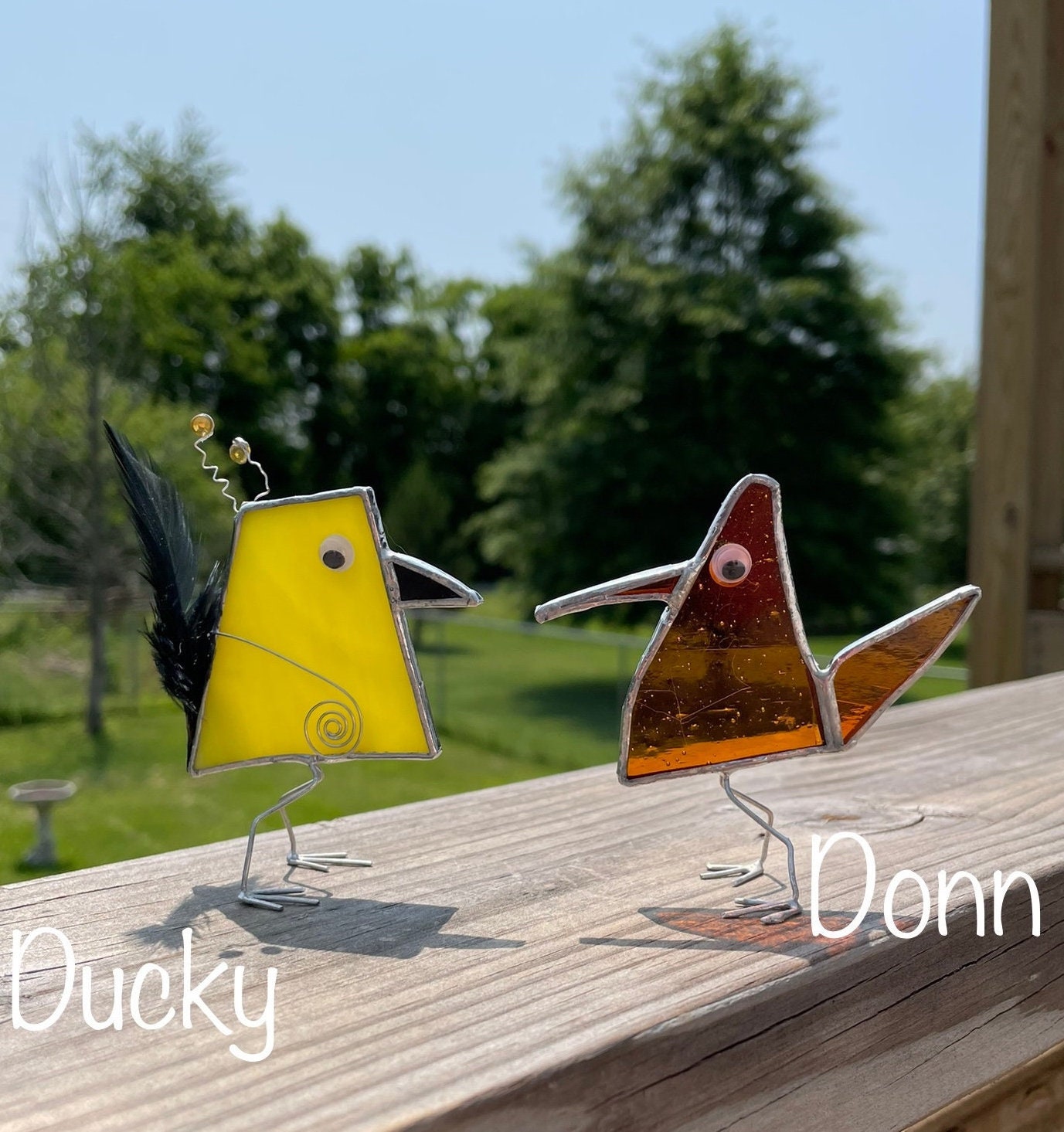 Scrappy Birds / Stained Glass / Crazy Birds - Etsy