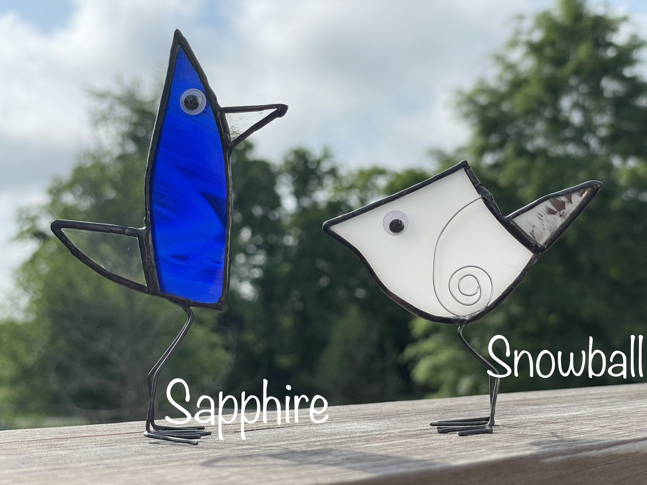 Scrappy Birds / Stained Glass / Crazy Birds - Etsy