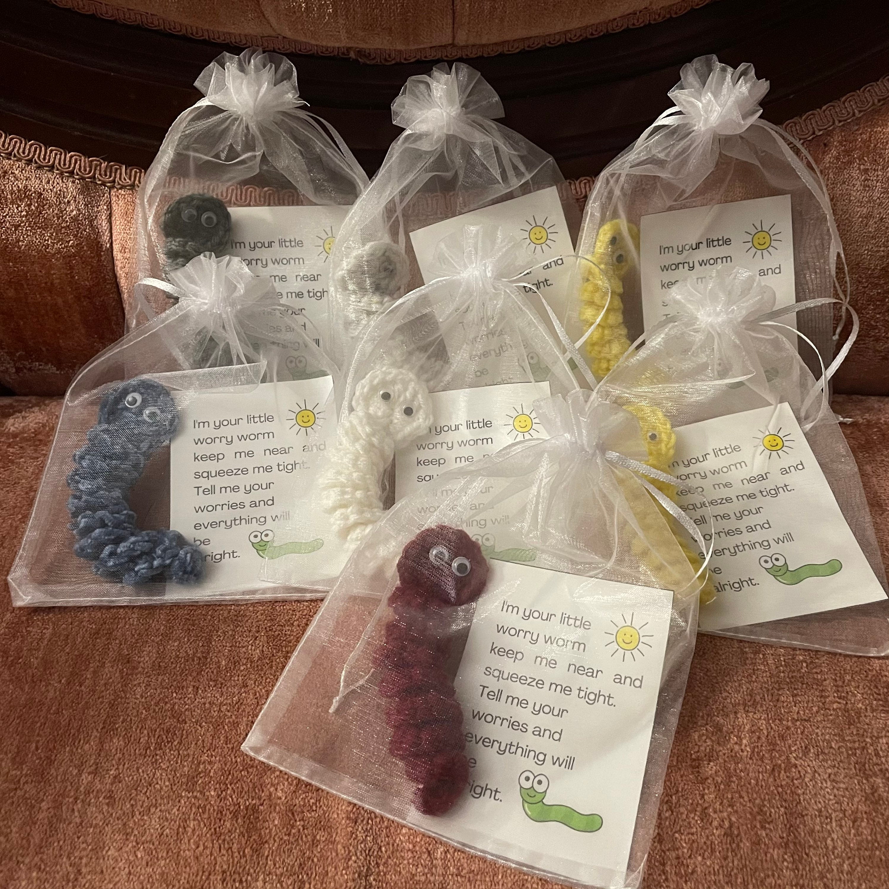 Worry Worms Anxiety Reliever Stress Toy - Etsy