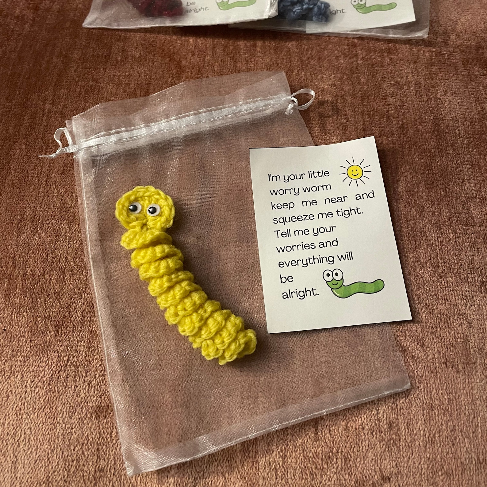 Worry Worms Anxiety Reliever Stress Toy - Etsy