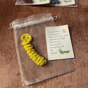 Worry Worms — Anxiety Reliever — Stress Toy - Etsy