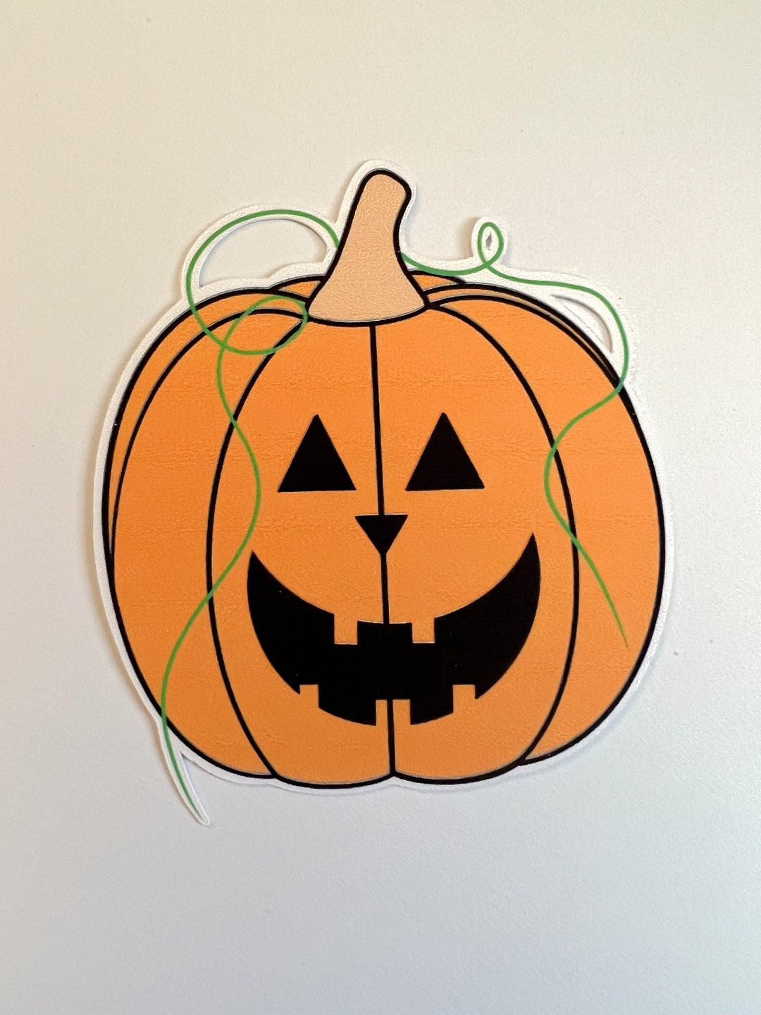 Jack-o-lantern sticker - Etsy