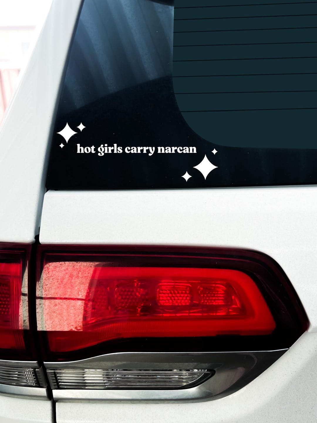 Hot Girls Carry Narcan Car Vinyl Sticker - Etsy