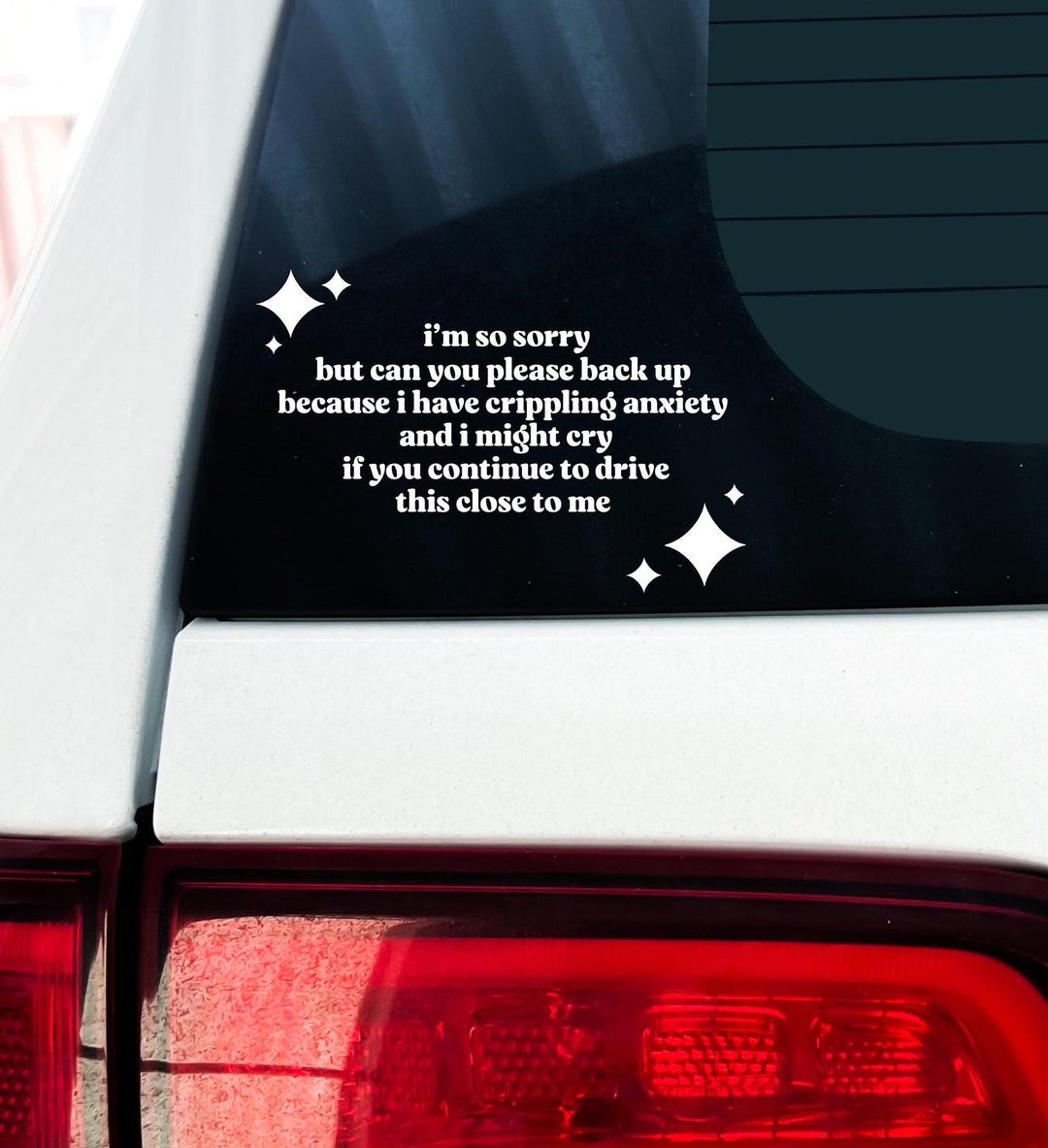 I'm so Sorry but Can You Please Back Up... (decal) - Etsy
