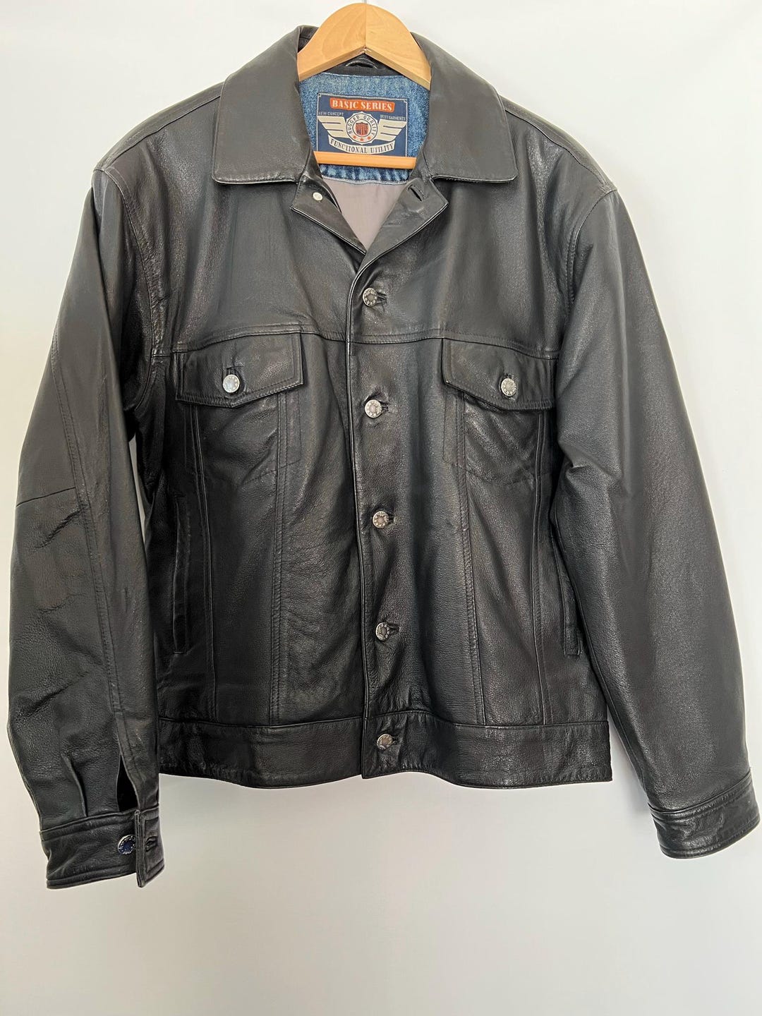 Cowboy-style Leather Jacket - Etsy