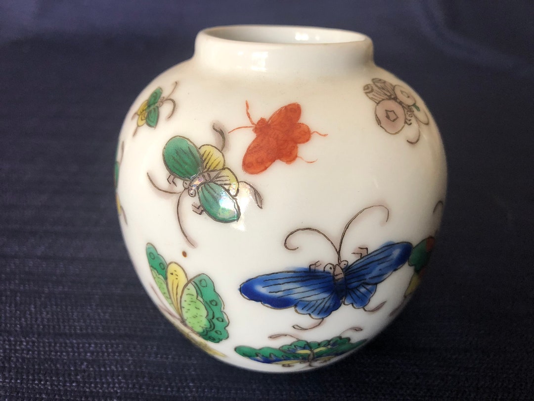 Chinese Qing Dynasty Butterfly Wealth Jar - Etsy