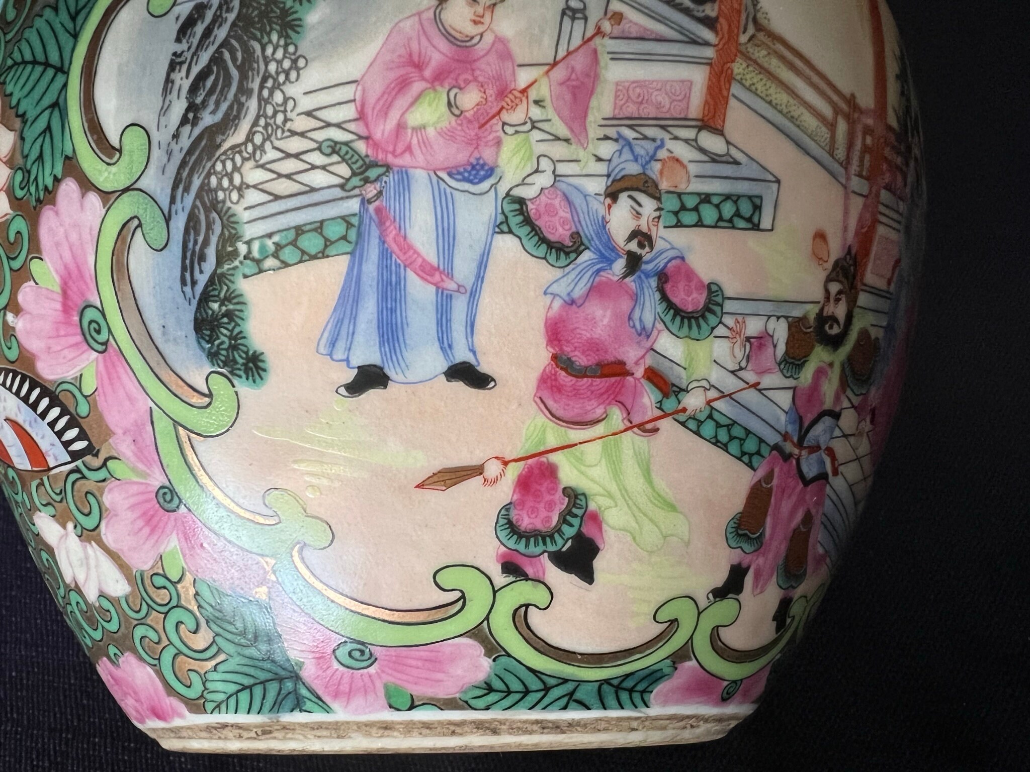 China Early Qing Dynasty Pastel Figure Jar - Etsy