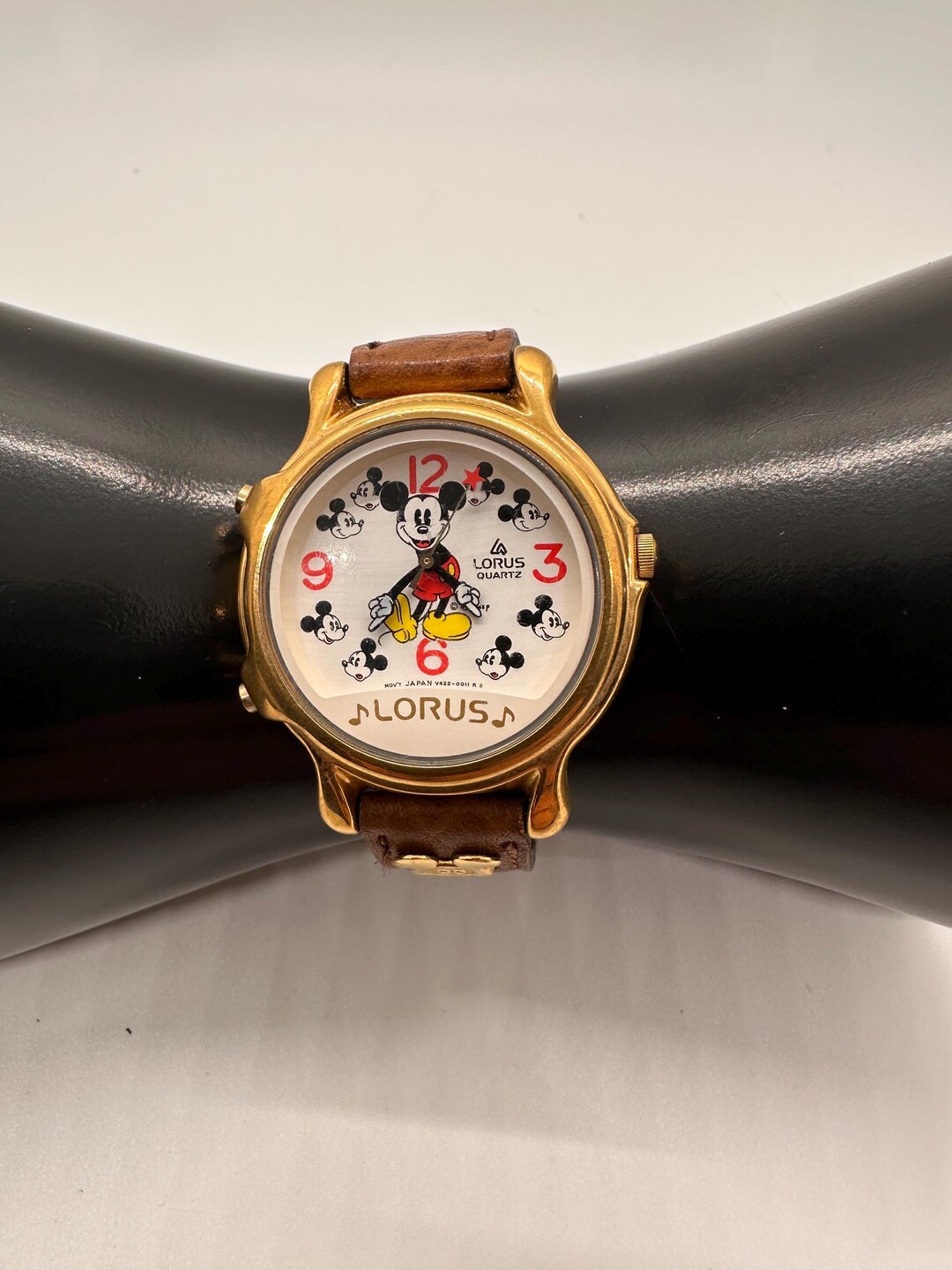 Vintage Dual Song Musical Mickey Mouse Watch, by Lorus - Etsy