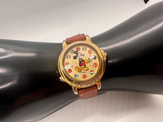 Vintage Musical Mickey Mouse Watch- International Fla… - Gem