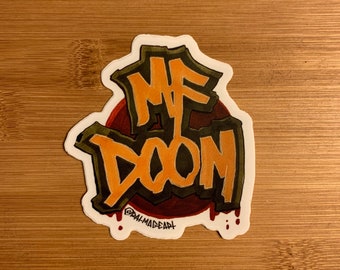 Mf Doom Logo Sticker - Etsy