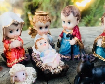Cute Nativity Set - Etsy
