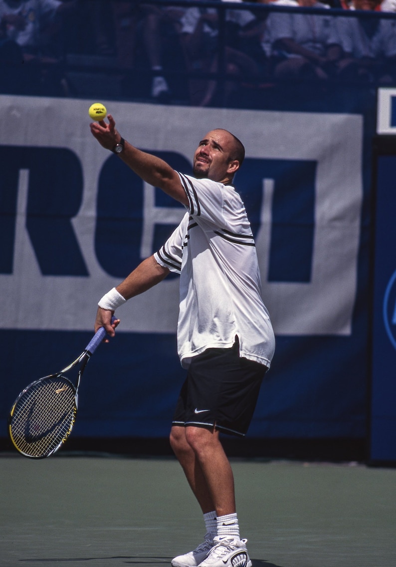 Andre Agassi, Tennis, Vintage Tennis, Agassi, Tennis Art, Tennis Photo ...