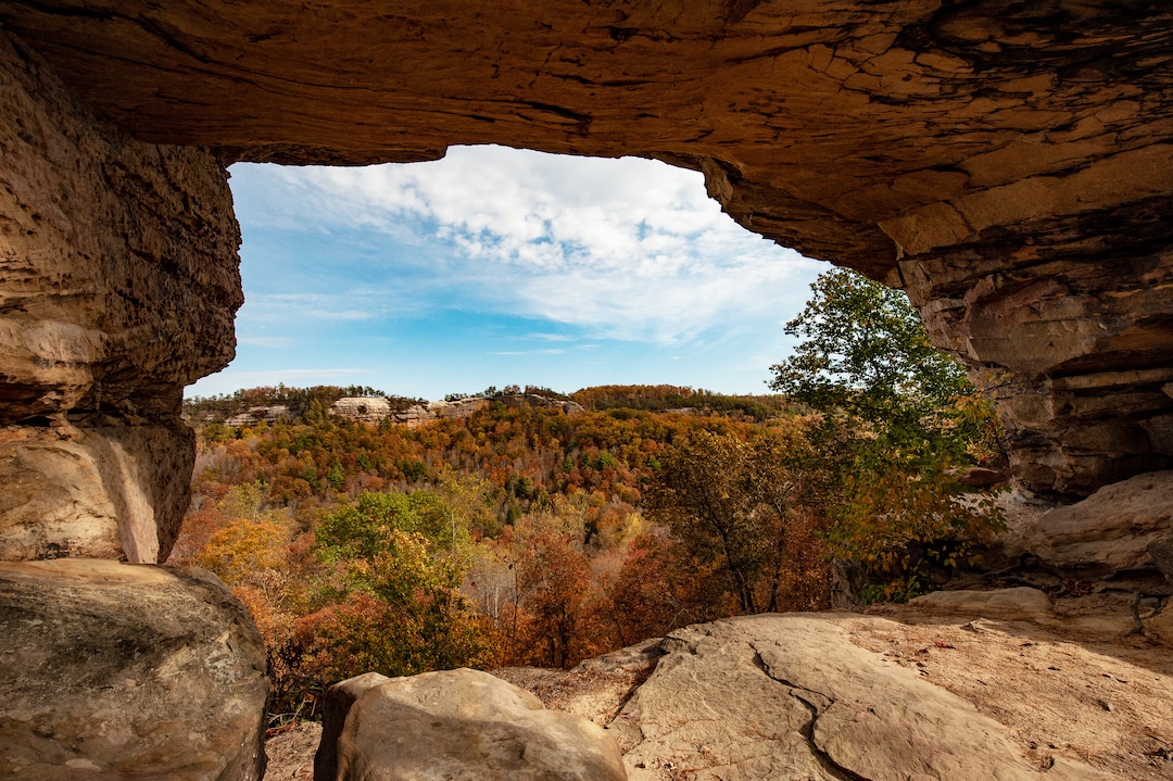 Double Arch, Red River Gorge, Kentucky, Double Arch Print, Double Arch ...