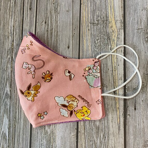 Eevee and friends Face mask-Pocket Monster-Pokémon-Washable | Etsy
