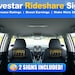 New Uber Lyft Rideshare Ratings Heardrest Laminated Sign black Boost ...