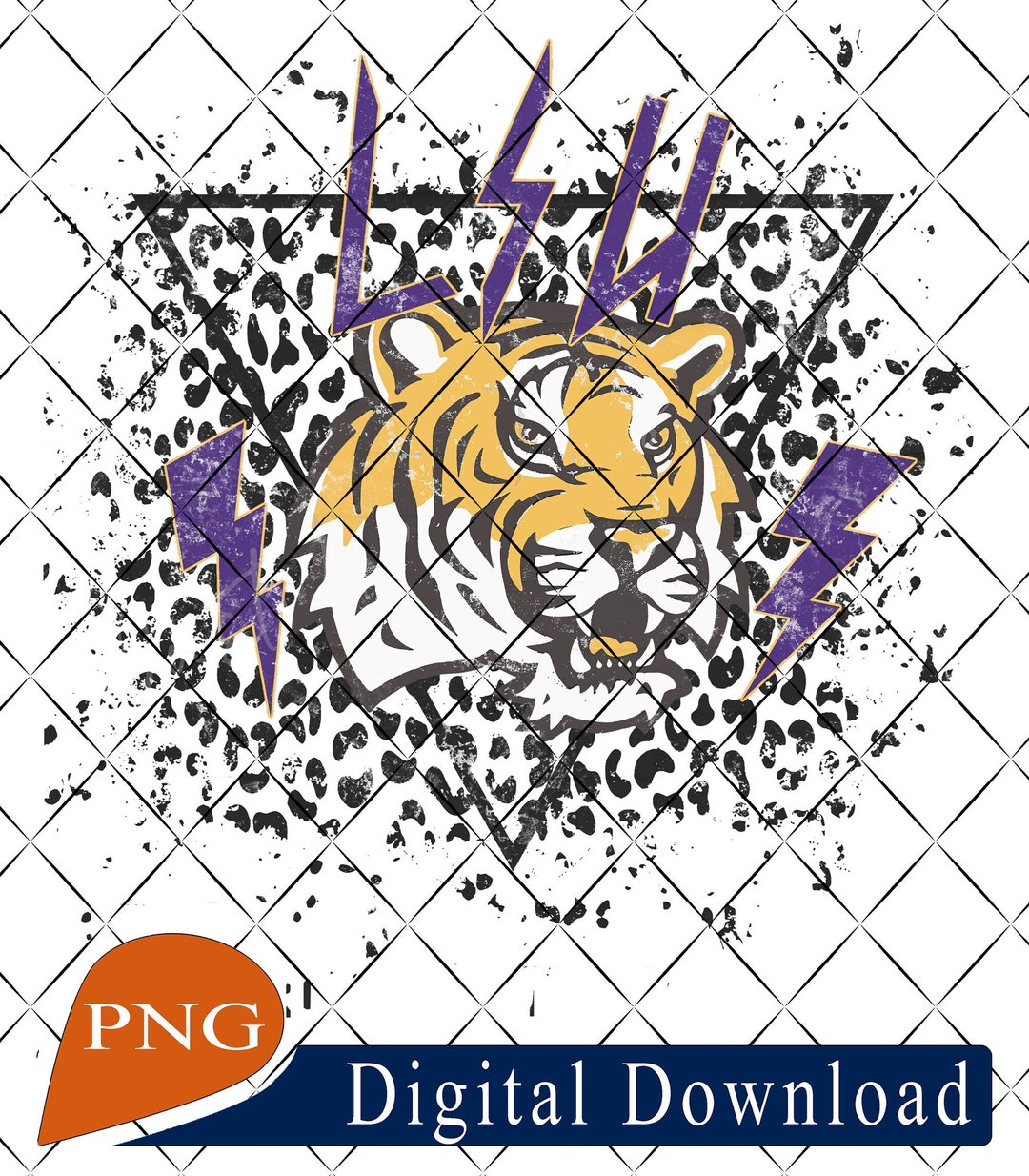 Lsu-tiger Mascot PNG Sublimation Instant Download Designs - Etsy