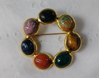 Multi Colored Brooch - Etsy