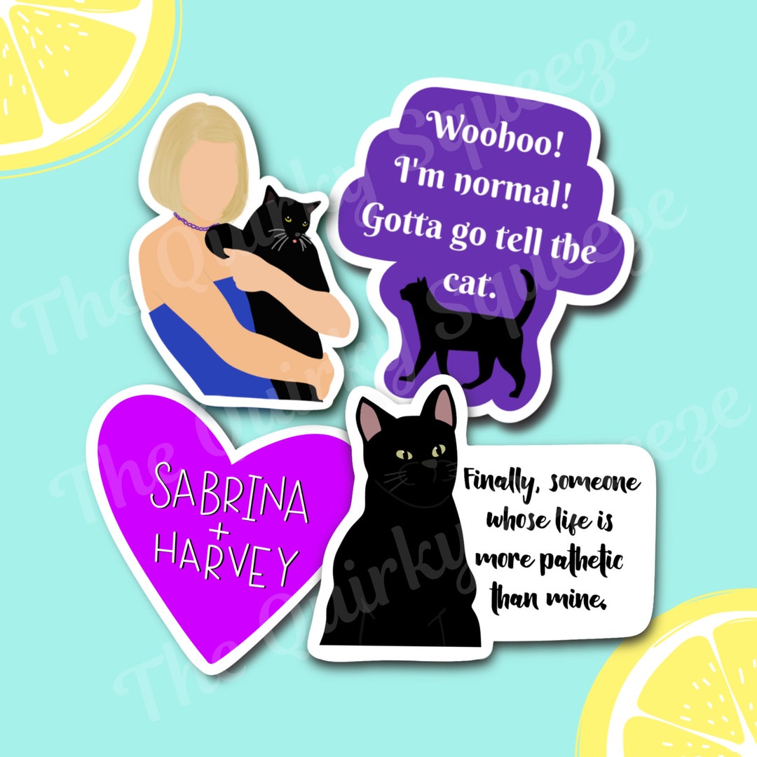 Teenage Witch TV Show Inspired Waterproof Vinyl Stickers Sabrina ...