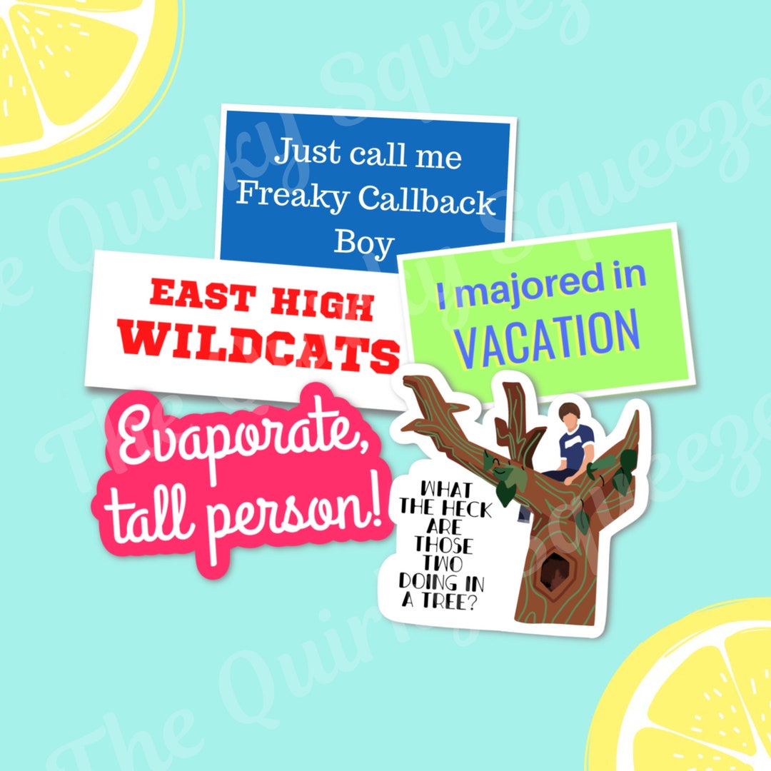 HSM Waterproof Vinyl Stickers - Etsy