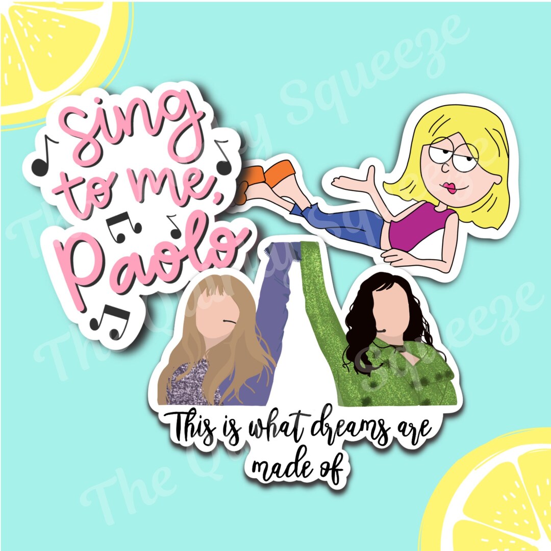 Lizzie Nostalgic TV Show Inspired Waterproof Vinyl Stickers - Etsy