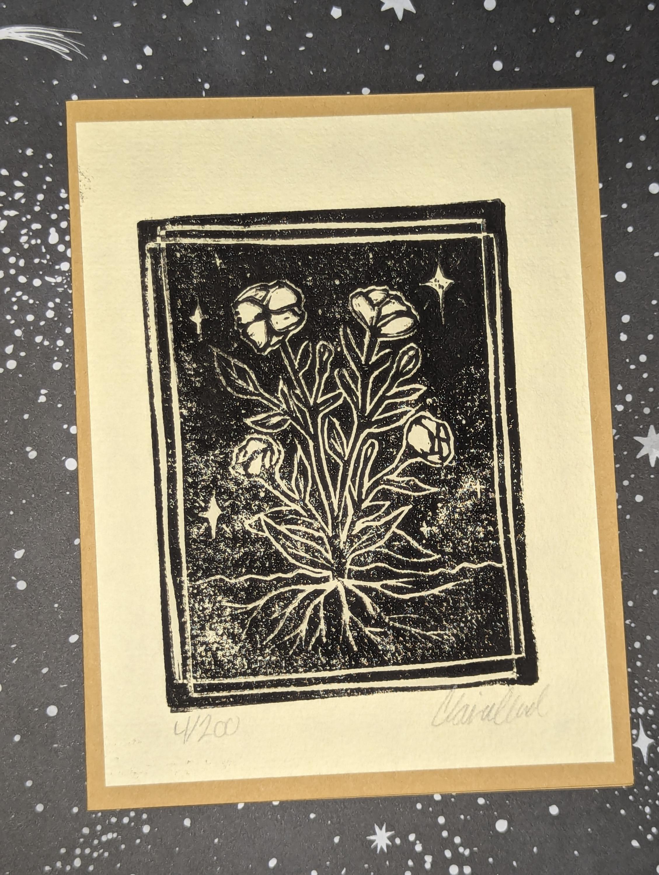 Handprinted Blank Cards - Etsy