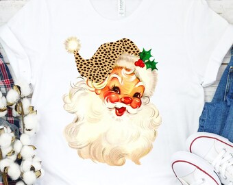 Cheetah Print Santa Hat - Etsy