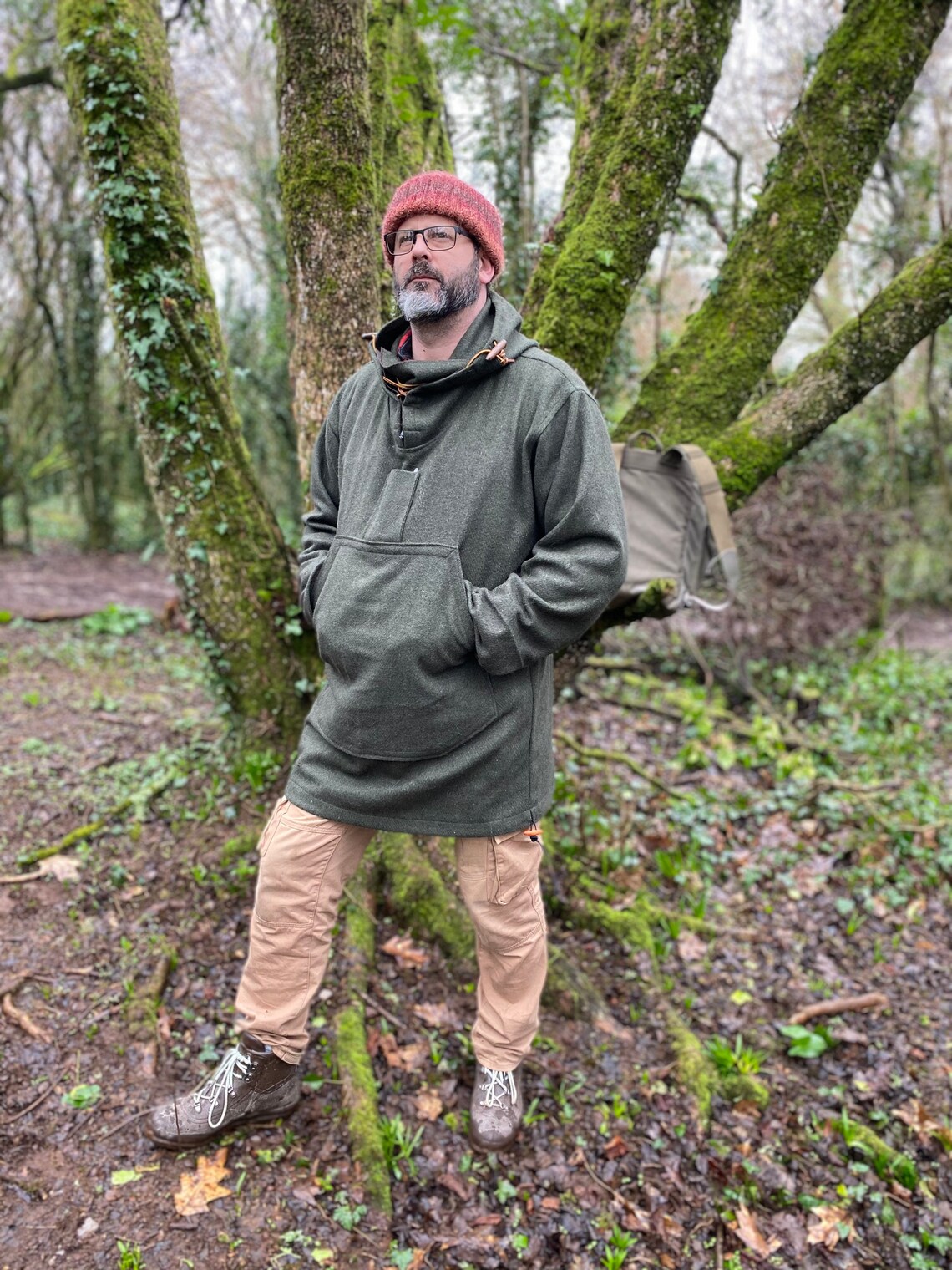 Wool Boreal Shirt OB-1 Bushcraft Hoody Sm-xl - Etsy