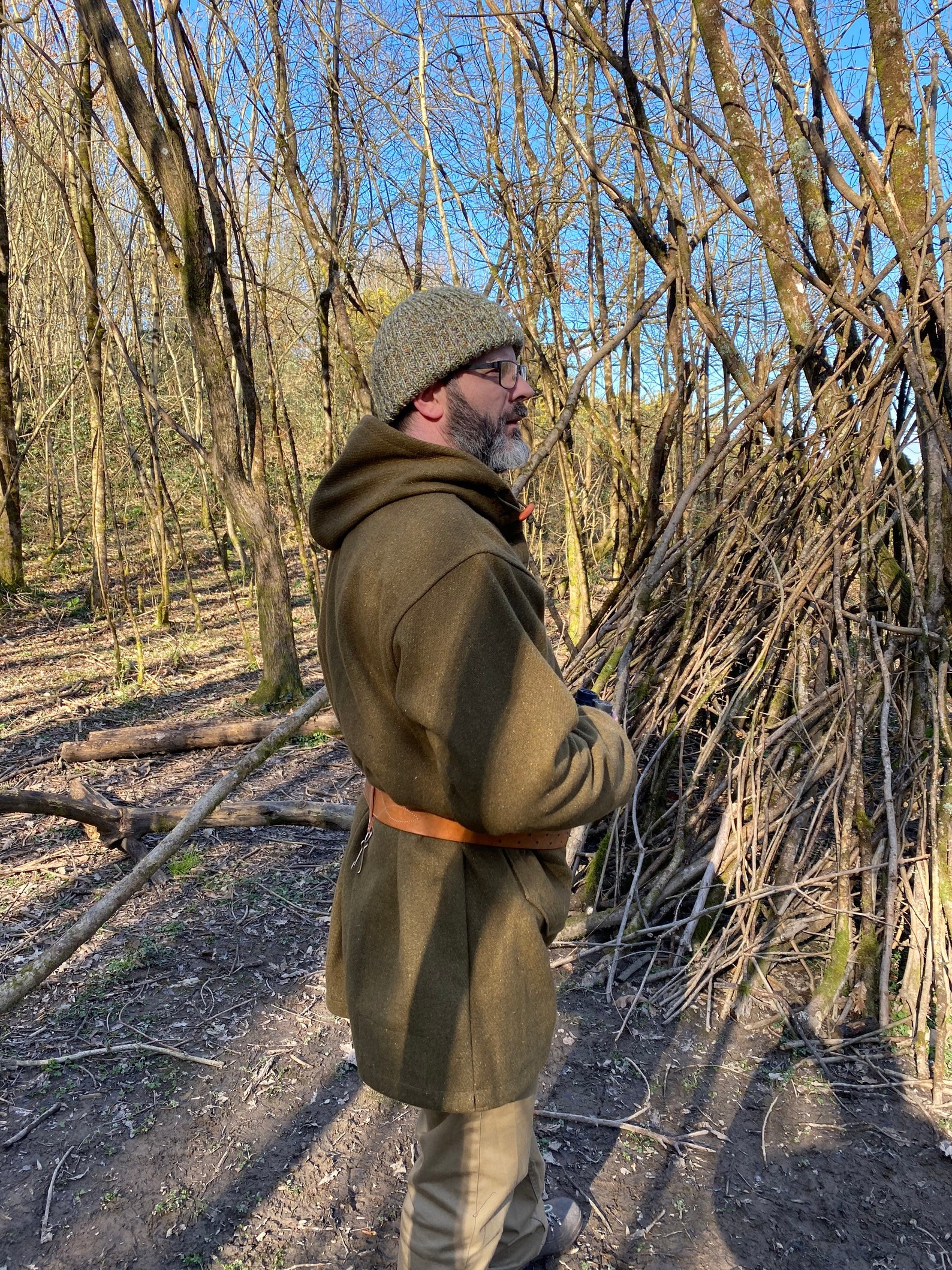 Wool Boreal Shirt OB-1 Bushcraft Hoody Sm-xl - Etsy