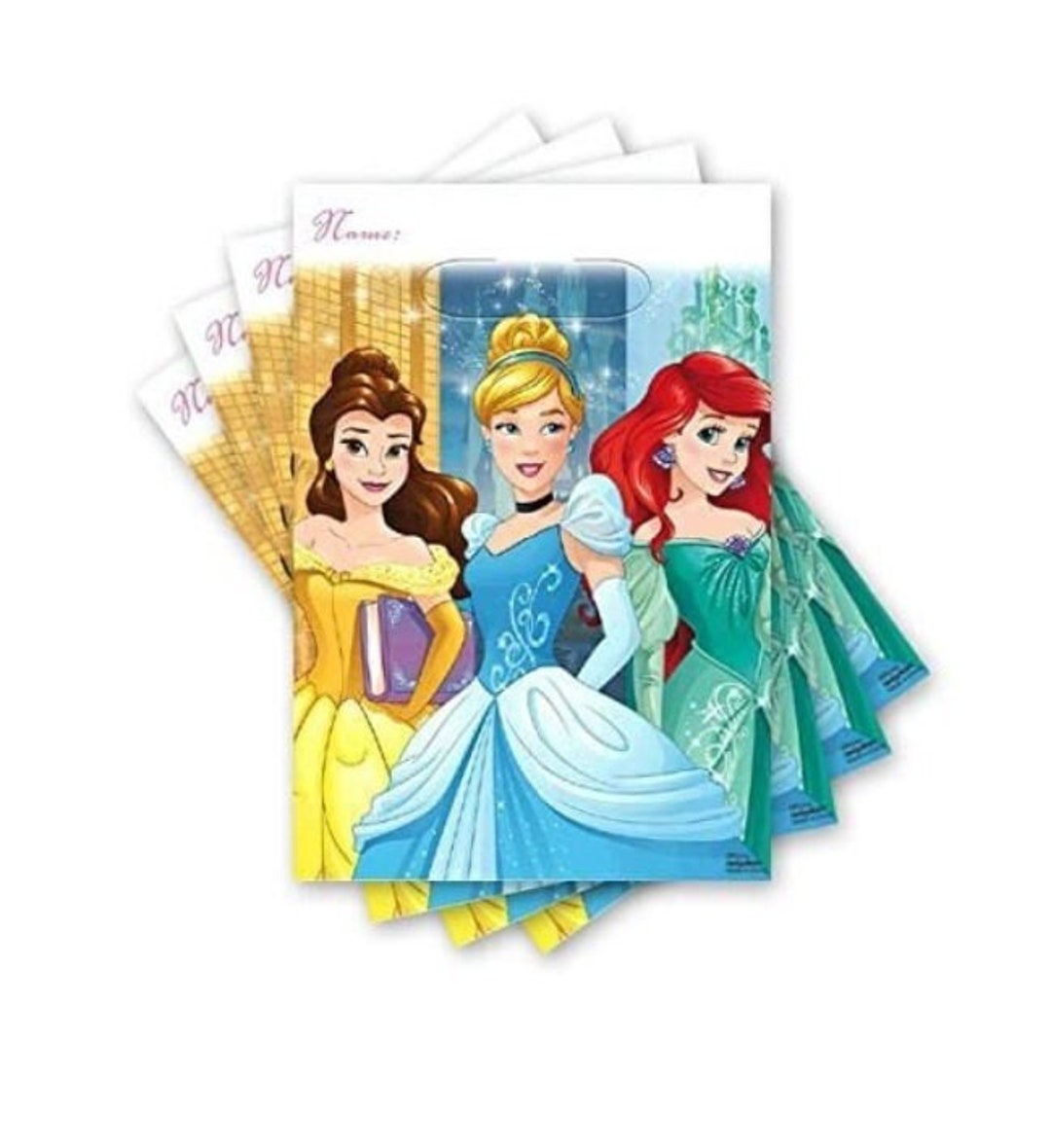 Disney Princess Birthday Party Loot Bags 8 or 16 Count Disney Party ...