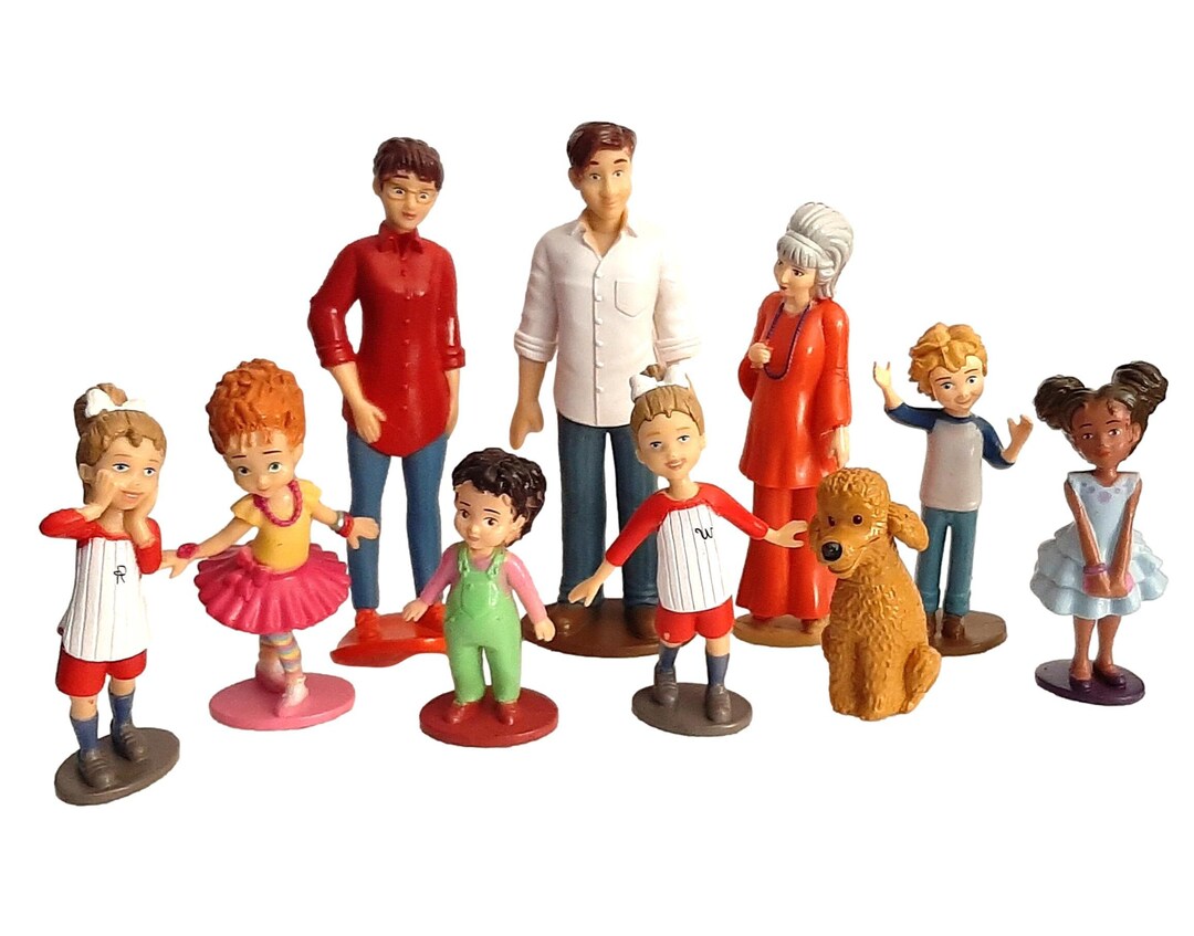 Fancy Nancy Disney Jr Birthday Cake Toppers 10 New Rubber Toy - Etsy