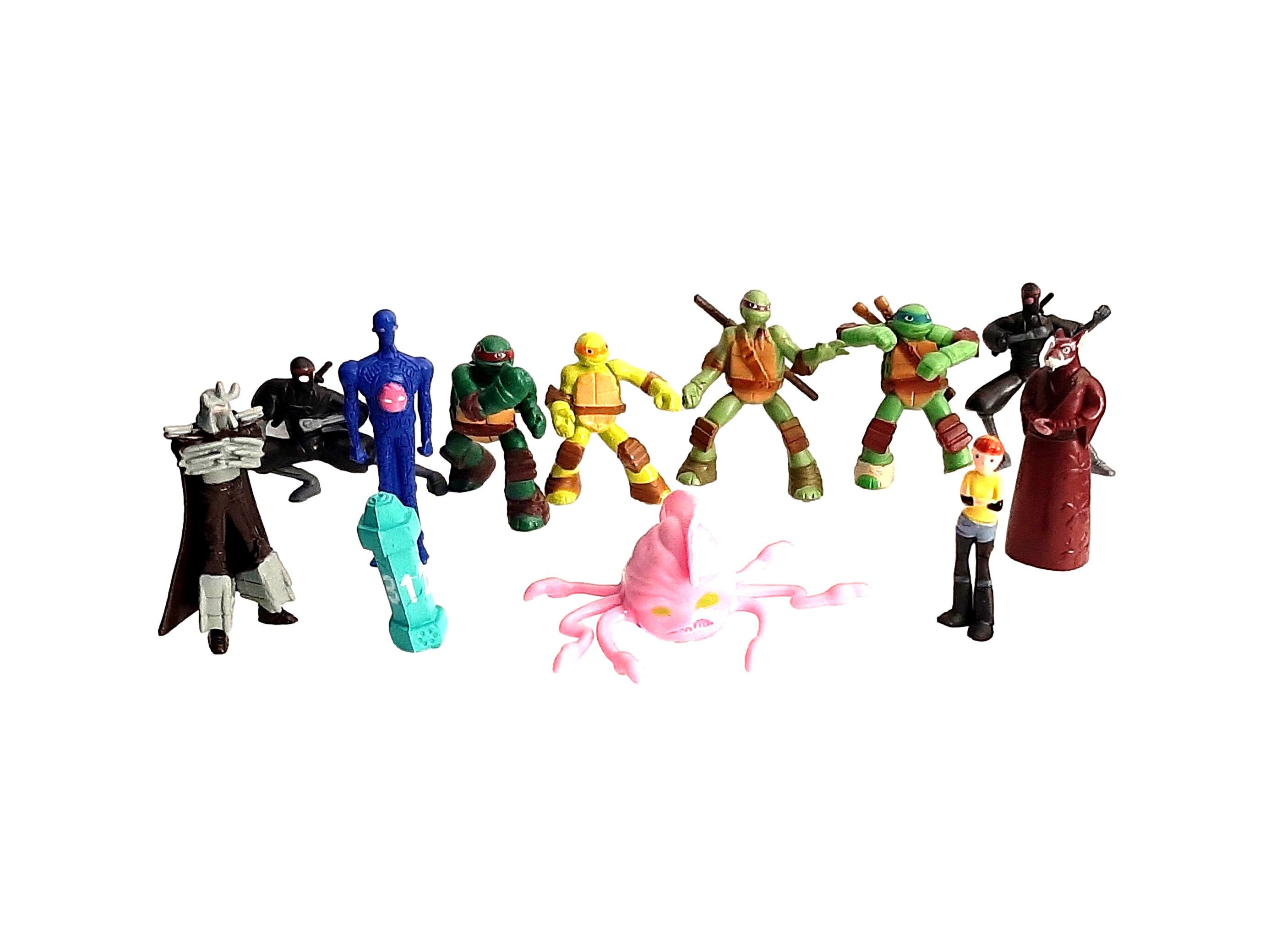 Teenage Mutant Ninja Turtles Birthday Cake Toppers 12 New - Etsy