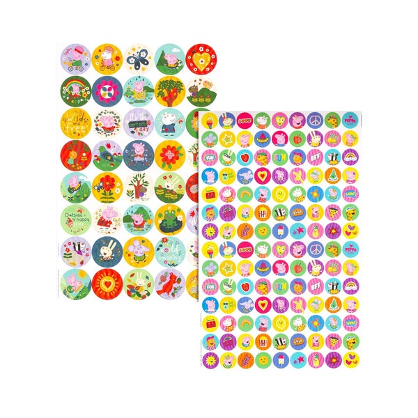 Peppa Pig Stickers - Etsy