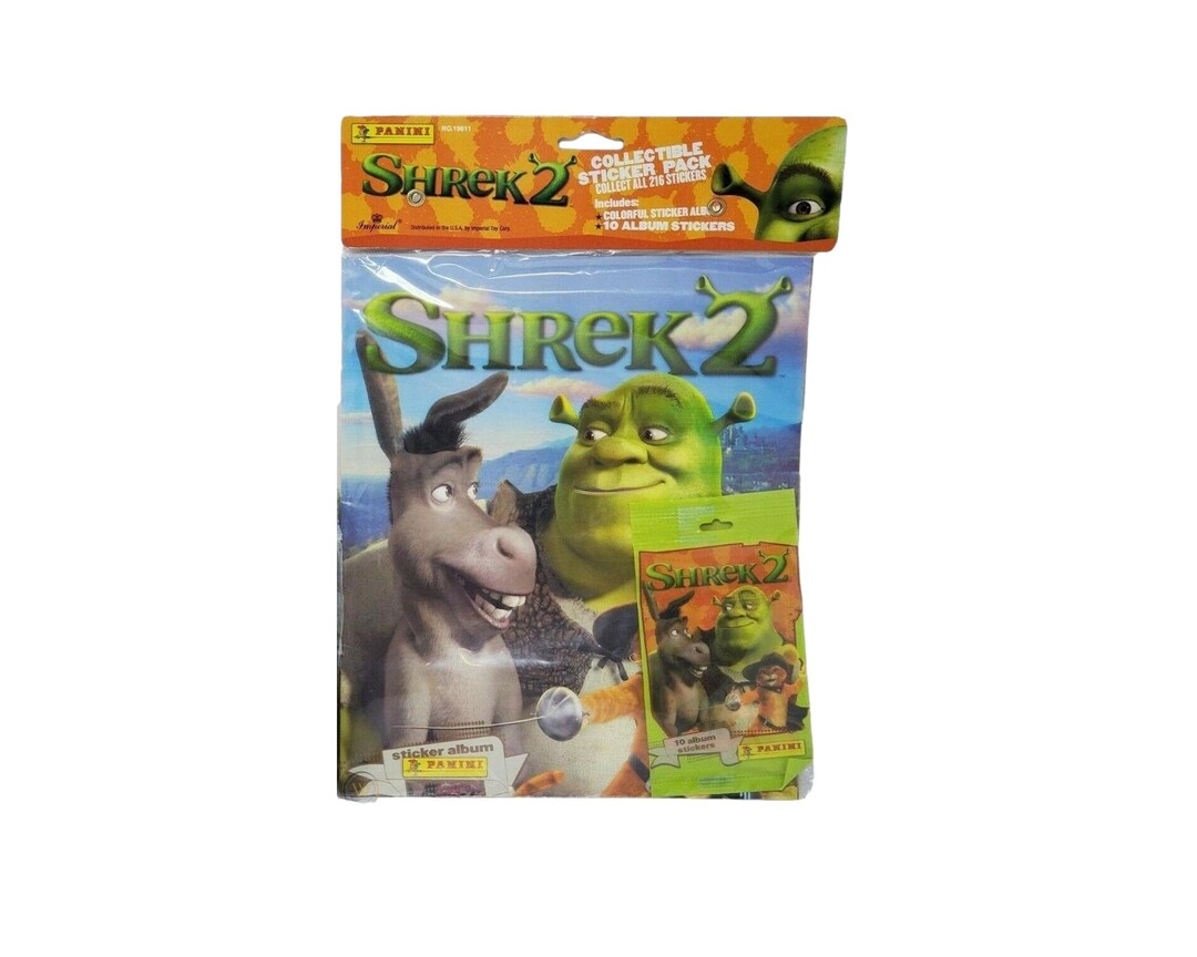 Shrek 2 Panini Sticker Album Vintage Panini Collectible Album With 10 ...