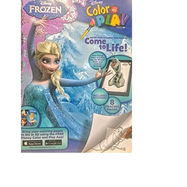 Frozen Coloring - Etsy