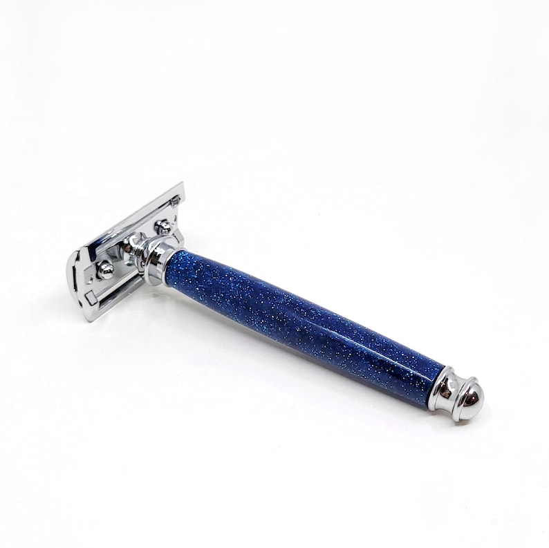 Safety Razor - Sparkle Blue - Etsy