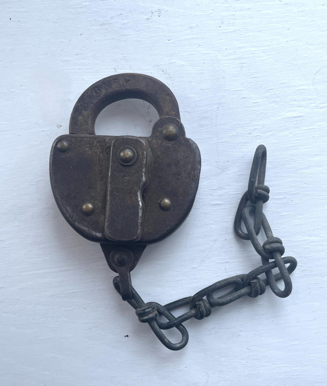 Vintage Great Northern Railway Railroad Car Lock 1968 - Etsy
