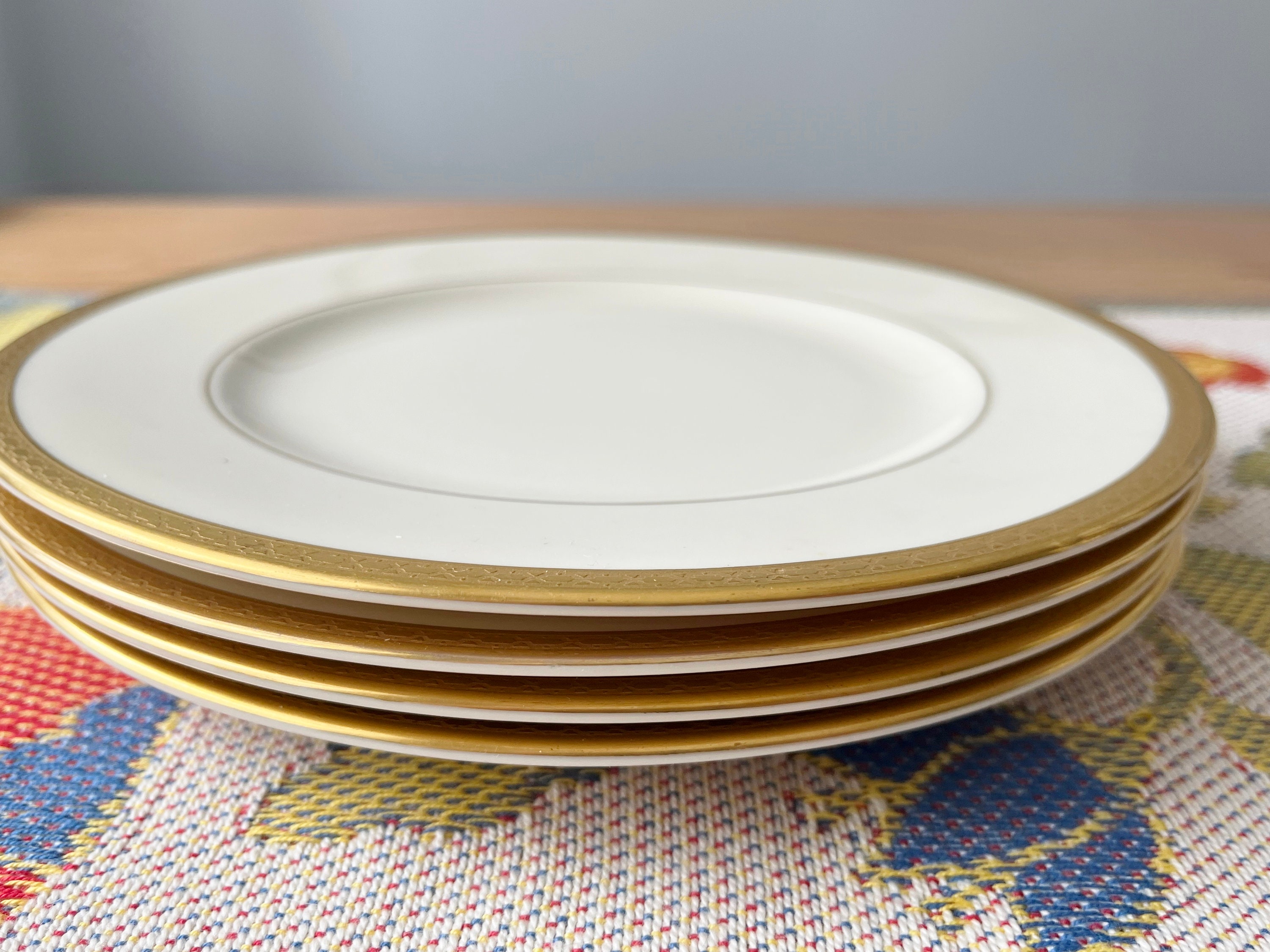 Wayne Old Ivory Syracuse China 8 Salad Plates Set of 4 - Etsy
