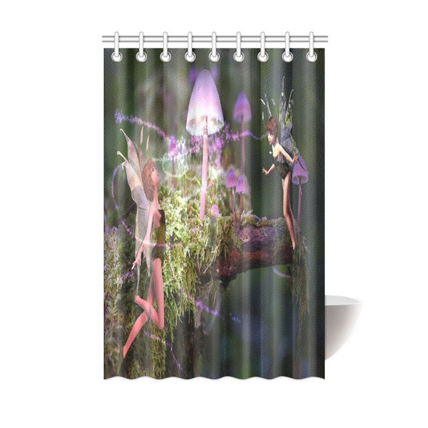 Fairy Shower Curtain - Etsy