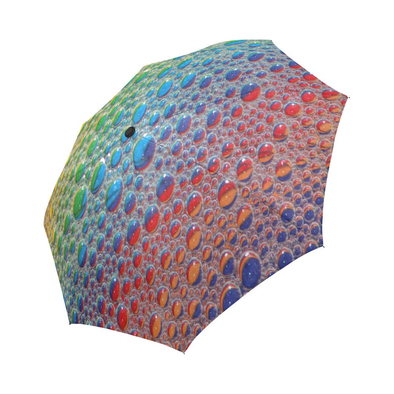 Rainbow Drops Umbrella - Etsy