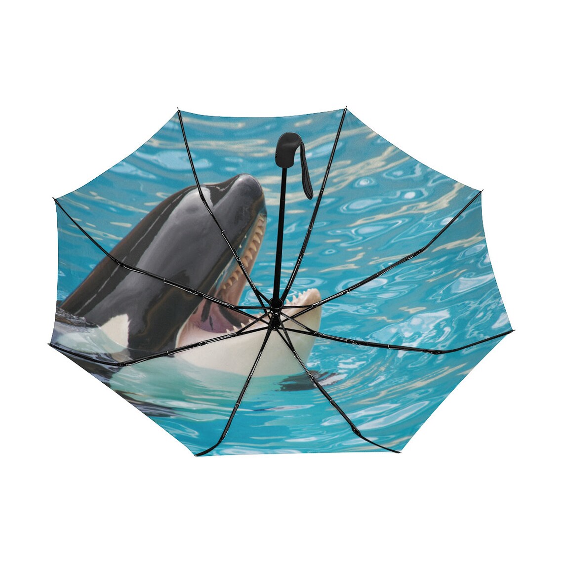Anti-uv Automatic Orca Whale Umbrella underside Printing - Etsy